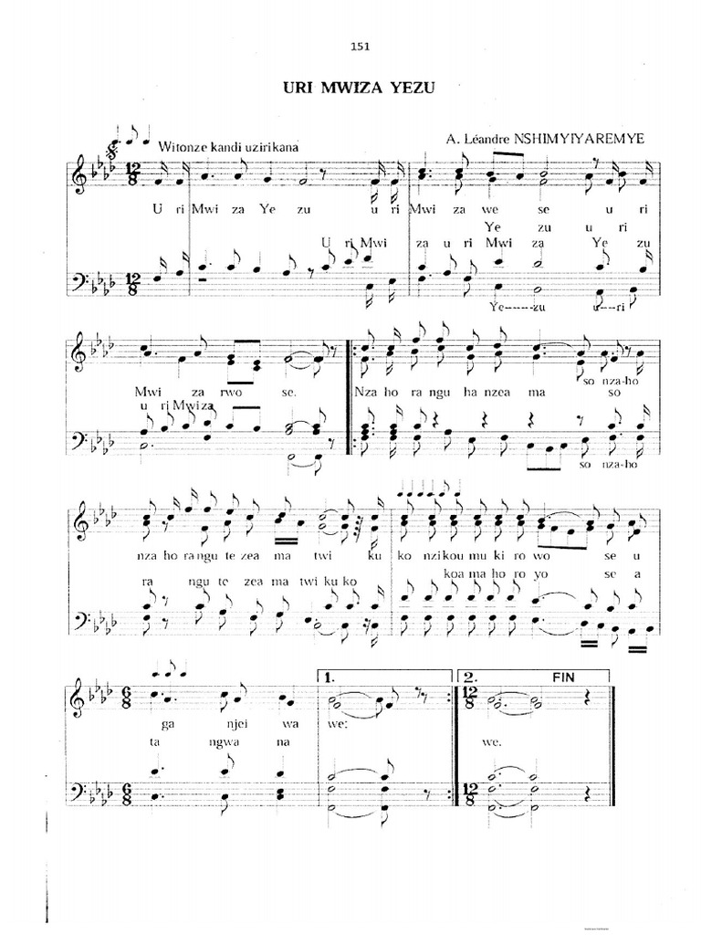 Uri Mwiza Yezu | PDF