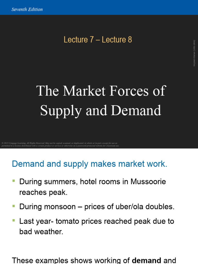 Lecture7 8 | PDF | Demand | Supply (Economics) Lecture7 8 | PDF | Demand | Supply (Economics)