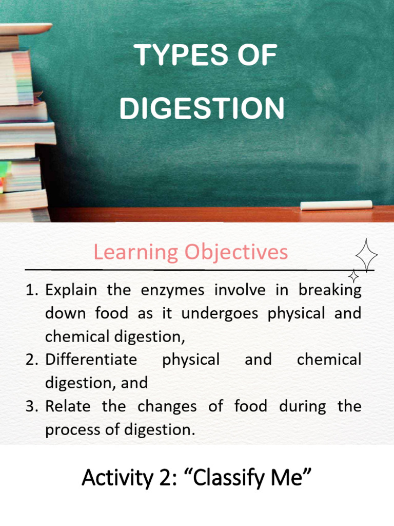 Types of Digestion | PDF | Digestion | Biochemistry