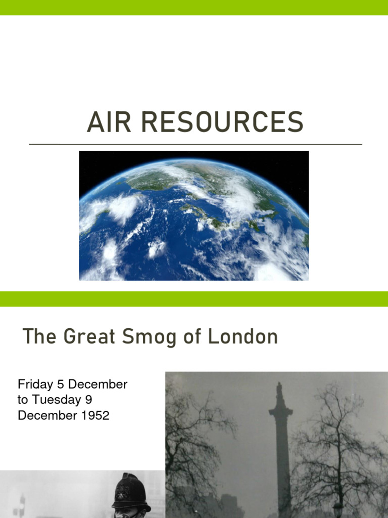Air Resources | PDF | Particulates | Air Pollution
