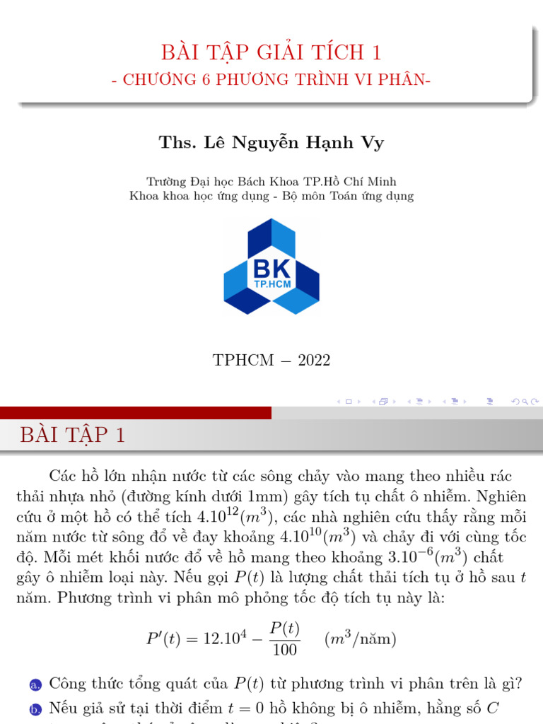 Phuong Trinh Vi Phan | PDF