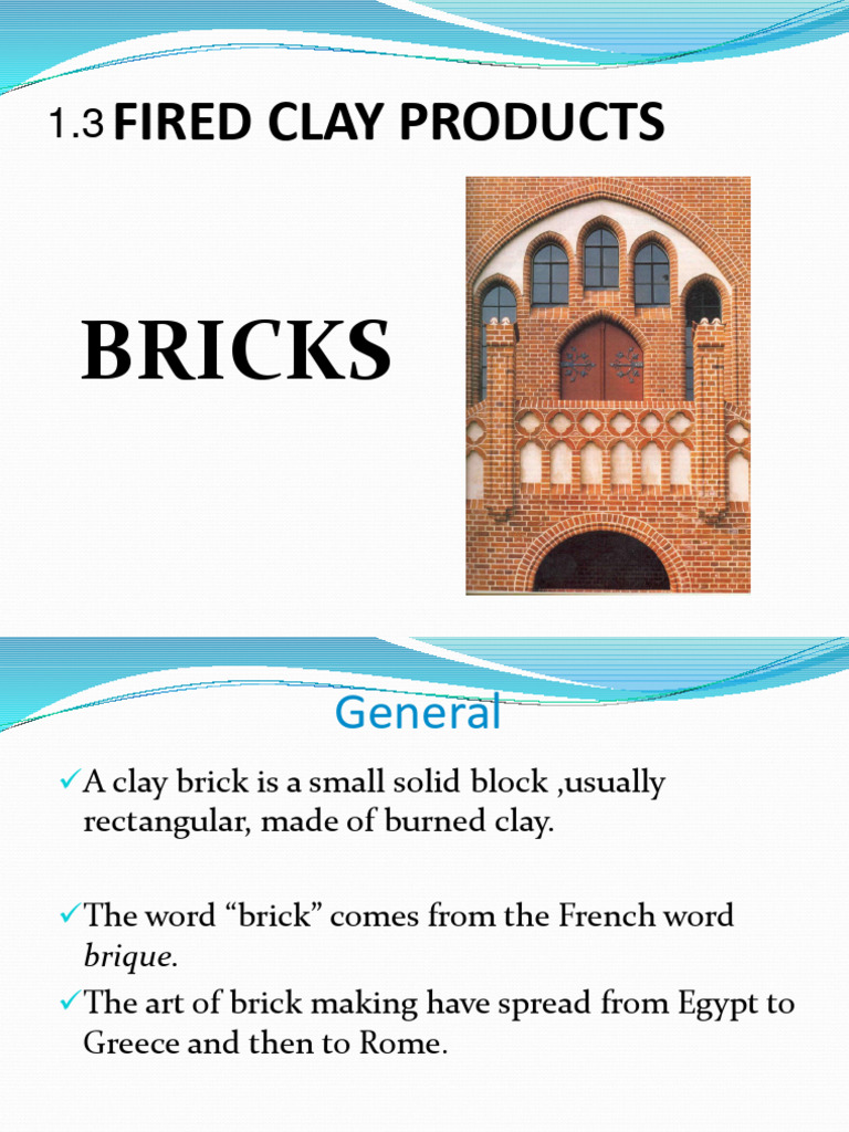 Bricks | PDF | Brick | Clay
