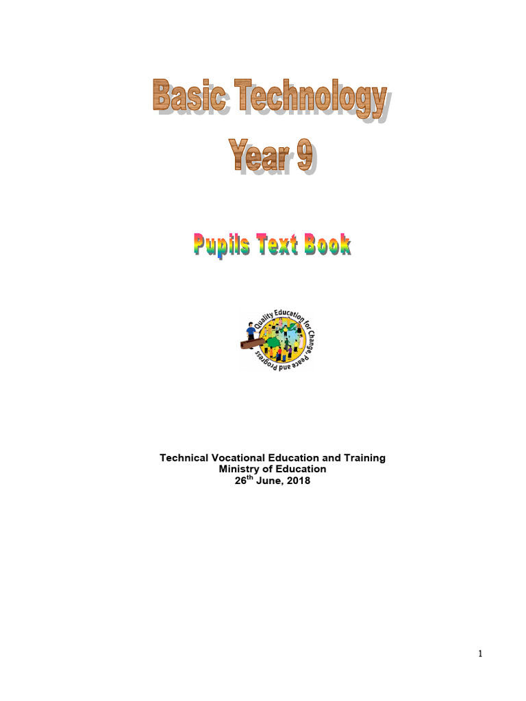 YEAR 9 Basic Technology TXT BK Amended (1) - Eidted | PDF | Circle | Occupational Safety And Health