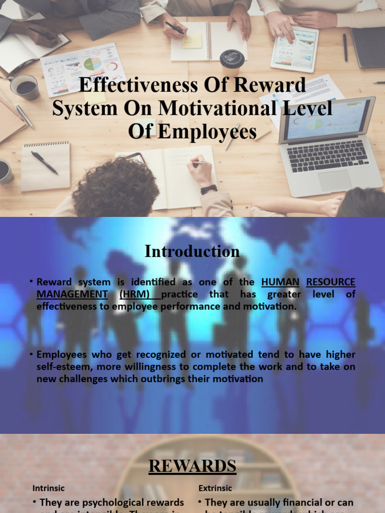 Reward System's Impact on Employee Motivation | PDF | Career & Growth ...