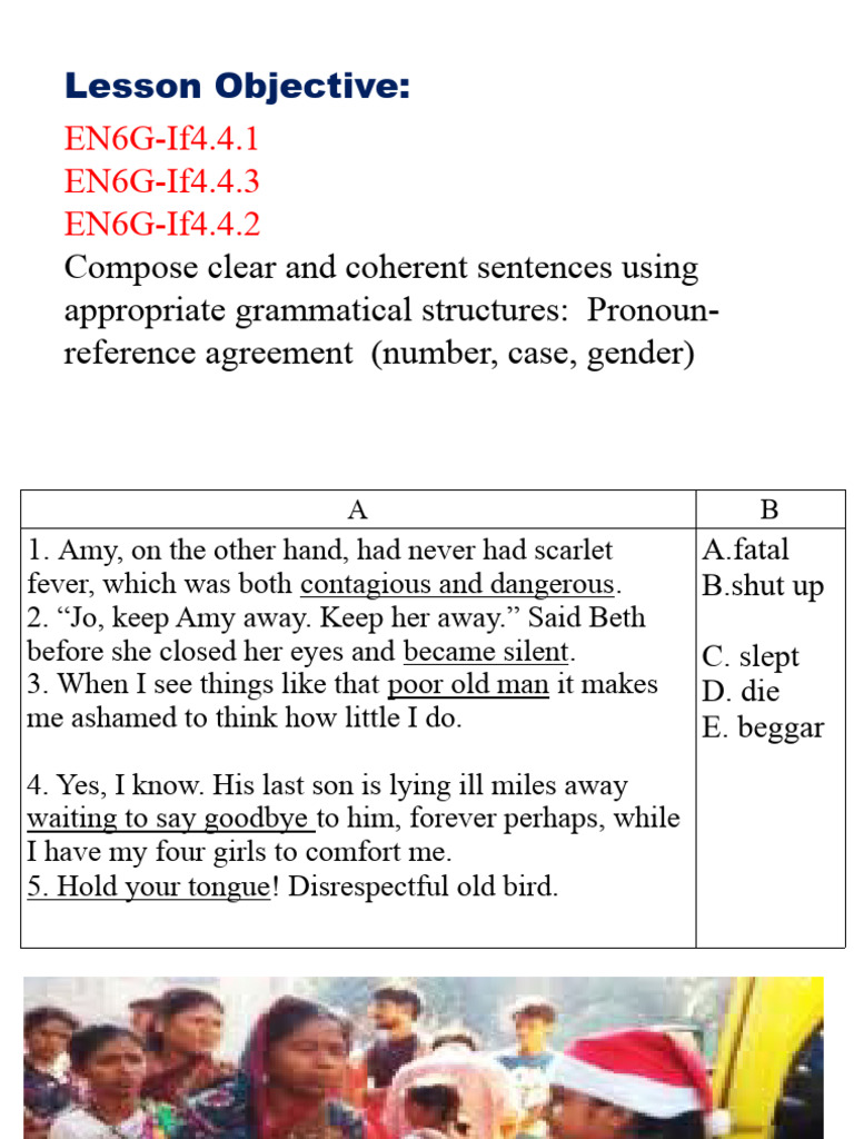 Compose Clear and Coherent Sentences Using Appropriate Grammatical ... Compose Clear and Coherent Sentences Using Appropriate Grammatical ...