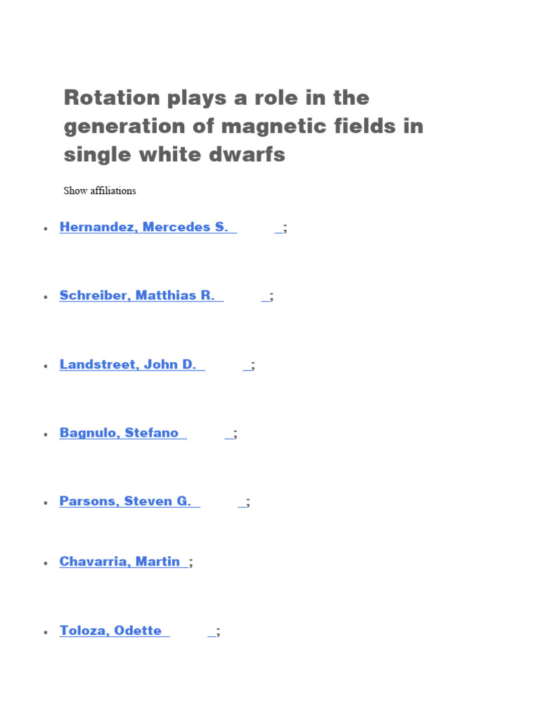 Rotation plays a role in the generation of magnetic fields in single ...