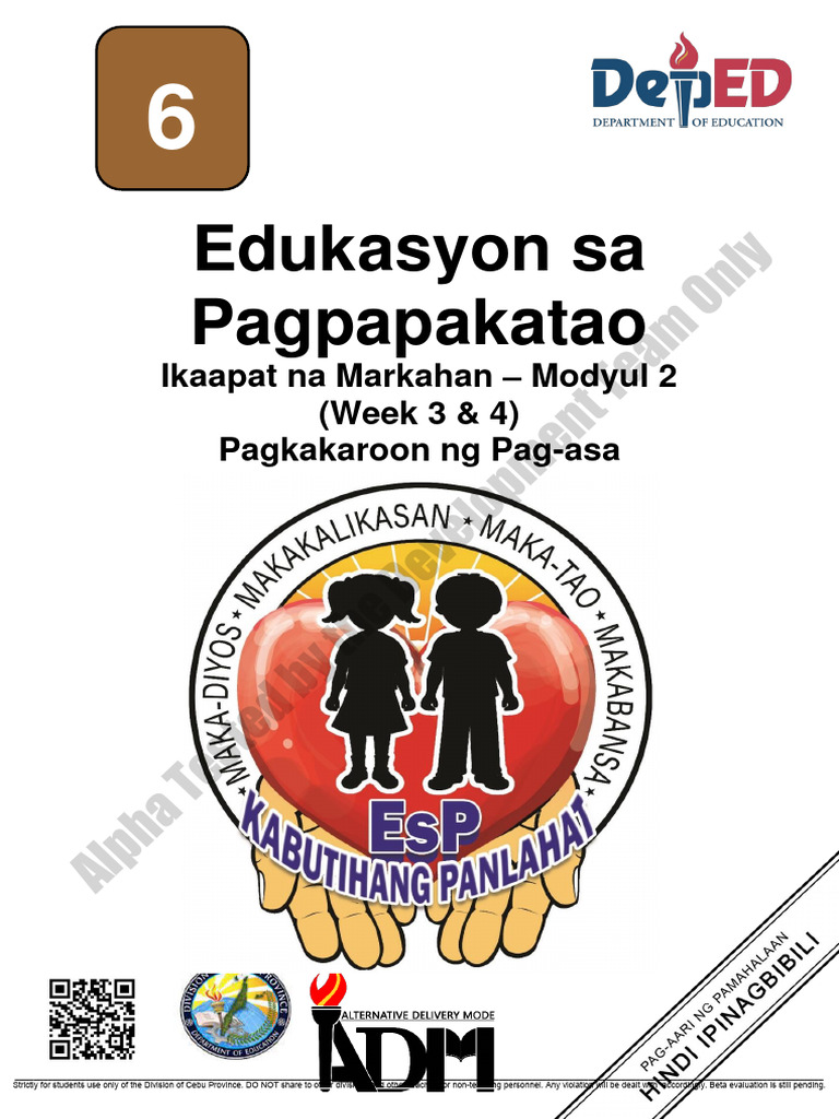 Esp6 q4 Module 2 Week 3 4 Final | PDF