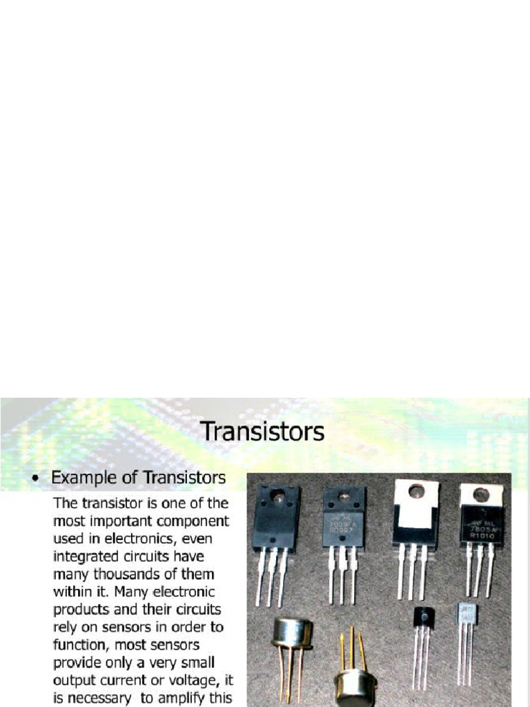 About Transistor | PDF