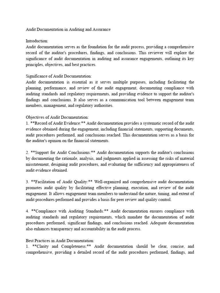 Reviewer 2 - Audit Documentation | Download Free PDF | Audit | Financial Audit
