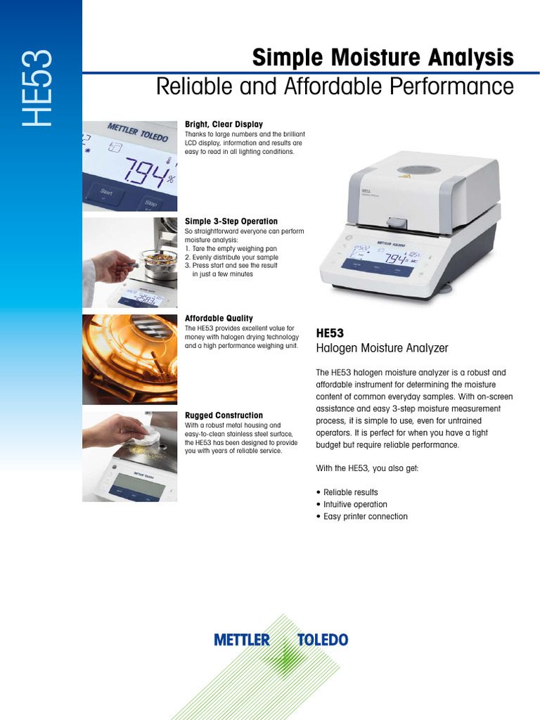 Mettler Toledo_HE53_EN | PDF | Materials