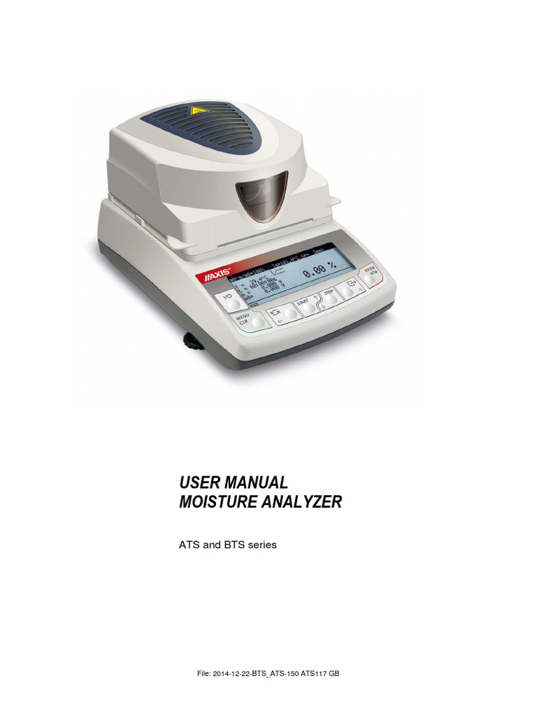 Digital Infrared Moisture Analyzer | PDF | Radiation ...