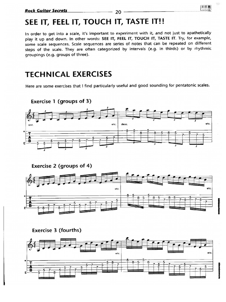 pentatonic exercise | PDF