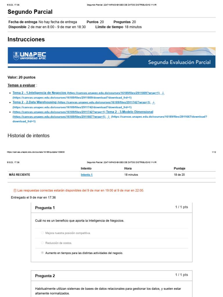 Segundo Parcial_ 2247-INF403-BASES DE DATOS DISTRIBUIDAS Y-VIR | PDF ...