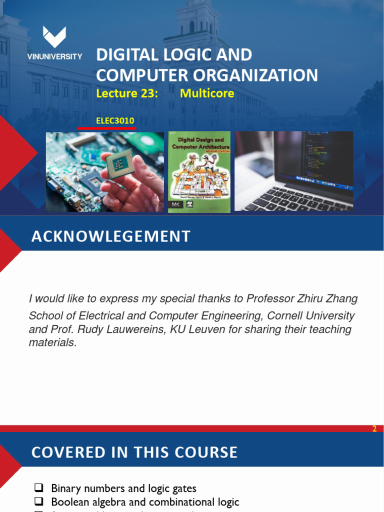 DigitalLogic ComputerOrganization L23 Multicore Handout | PDF | Thread (Computing) | Multi Core ...