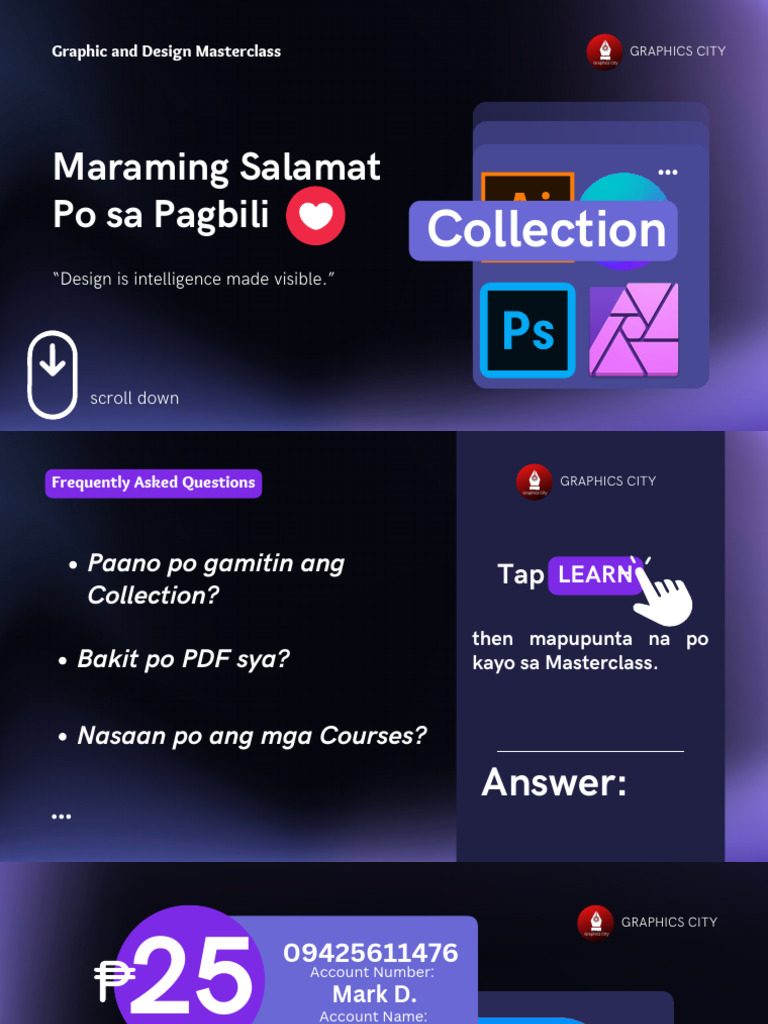 Maraming Salamat Po Sa Pagbili: Graphic and Design Masterclass | Download Free PDF | Graphic ...