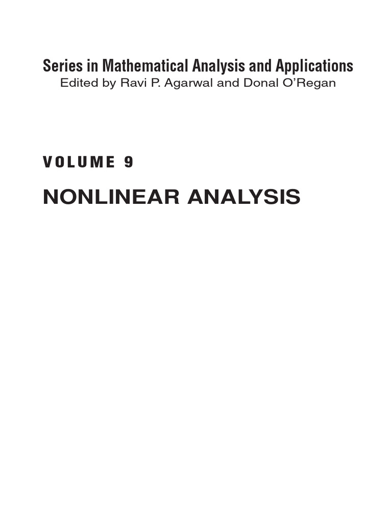 (Series in Mathematical Analysis and Applications 9) Leszek Gasinski, Nikolaos S. Papageorgiou ...