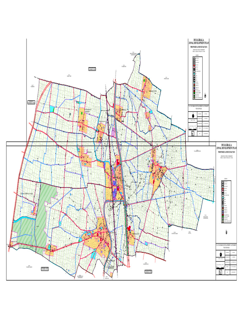 DUGGIRALA PROPOSED LANDUSE MAP-Model | PDF