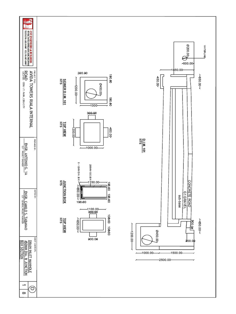Manhole S1 | PDF | Sewerage | Hydraulic Engineering