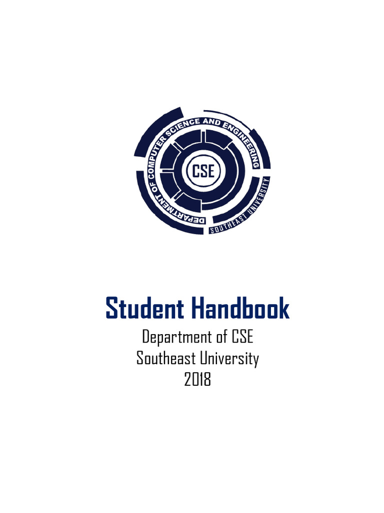 CSE Student Handbook SEU 2018 | PDF | Libraries | Academic Degree
