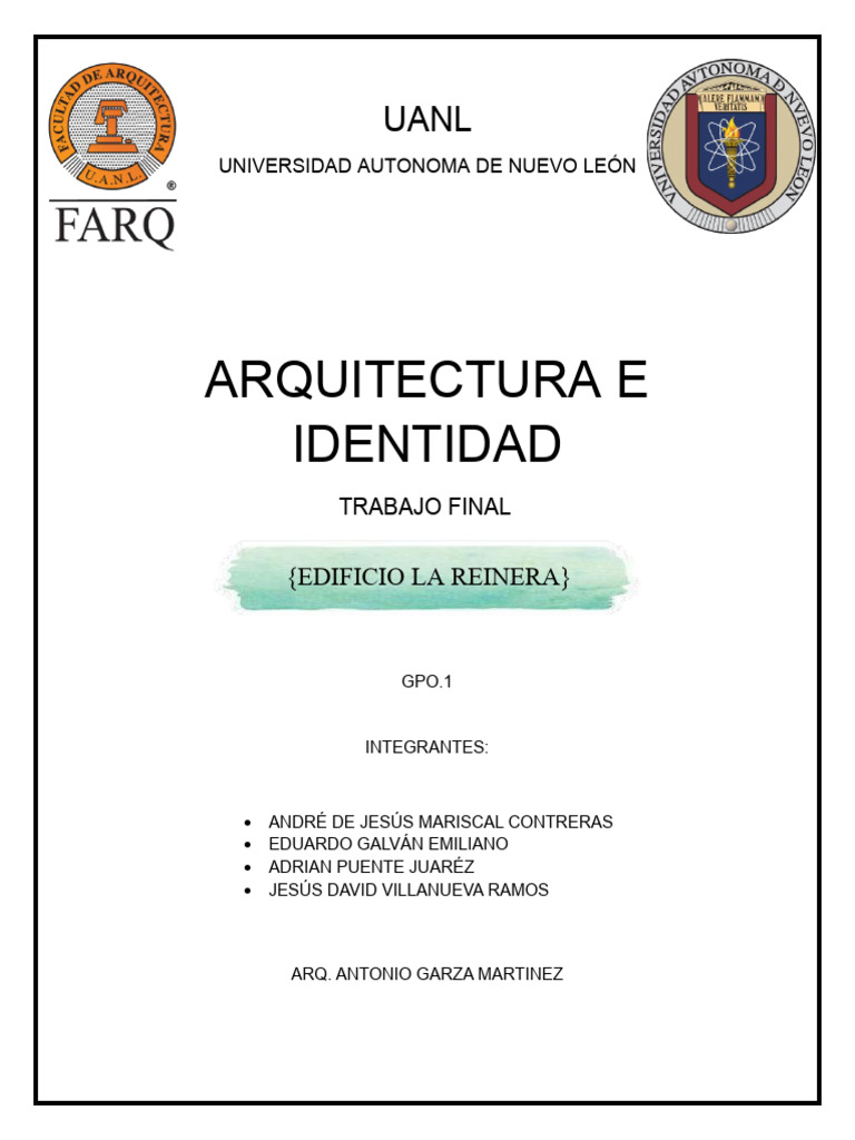 Tipos de Arquitectura en La Reinera | PDF | Diseño ambiental | Diseño ...