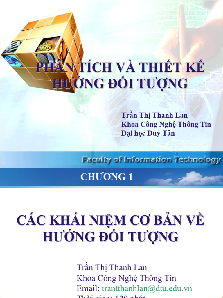CS 353 - Han Tich Thiet Ke Huong Doi Tuong - 2020F - Lectures Slides - 2 | PDF