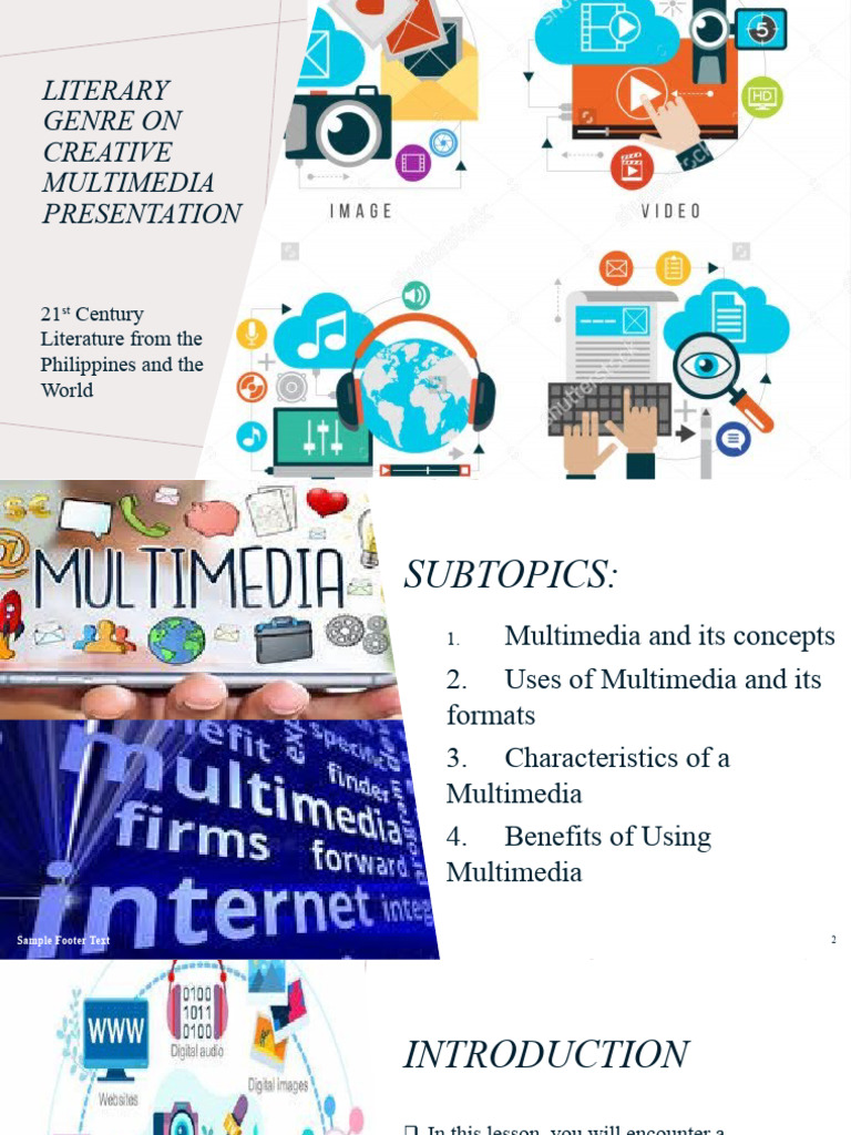 Creative Multimedia in 21st Century Literature | PDF | Multimedia ...