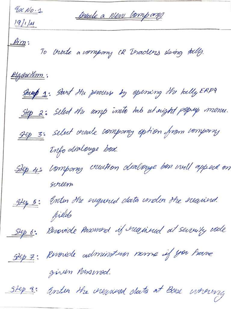Complete Tally Notes | PDF