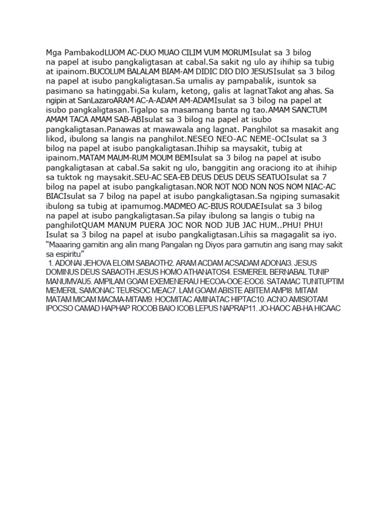 Mga PambakodLUOM AC | PDF