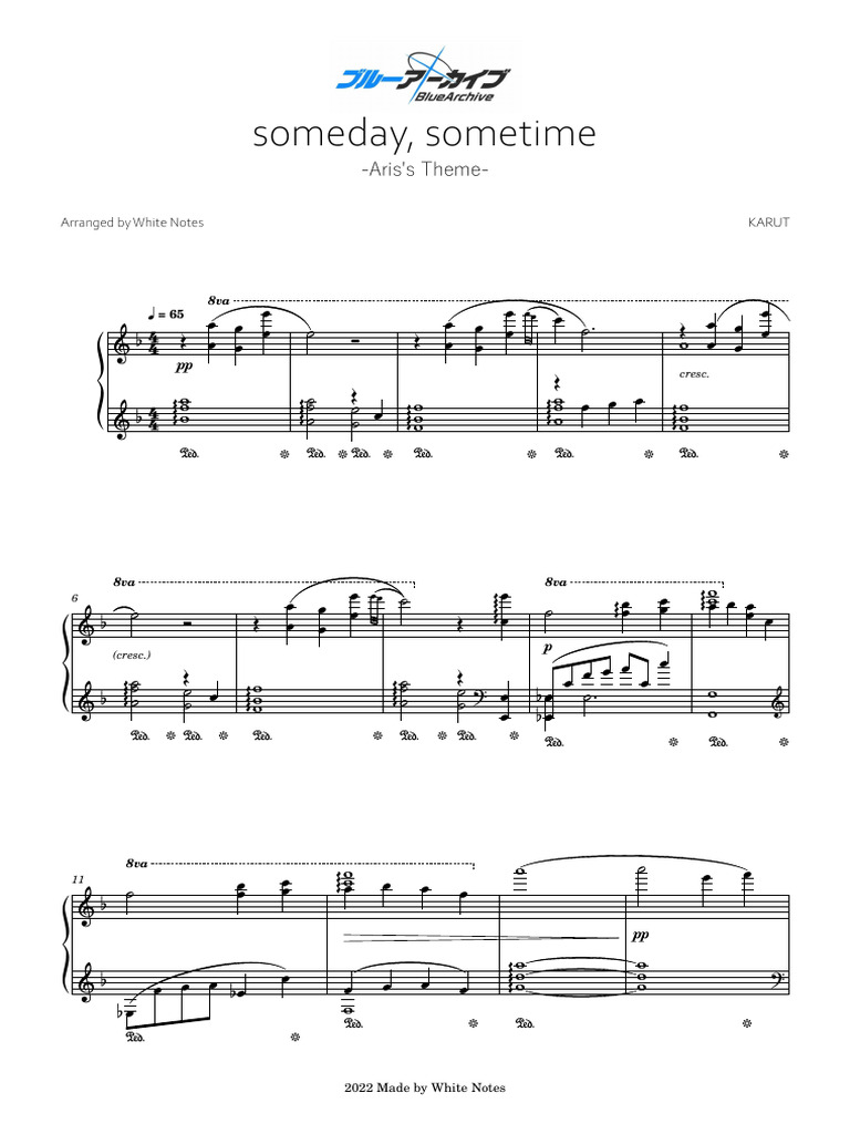 (Blue Archive) Someday, Sometime | PDF