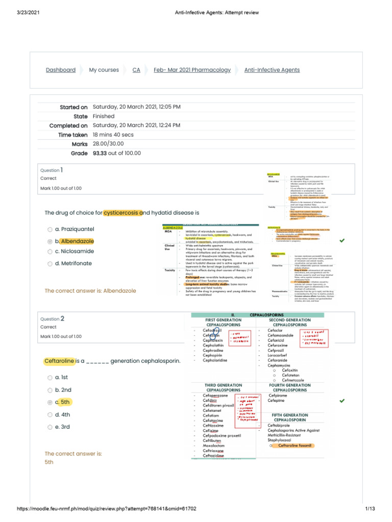 Antibiotics Samplex Compiled | PDF | Clinical Medicine | Pharmacology