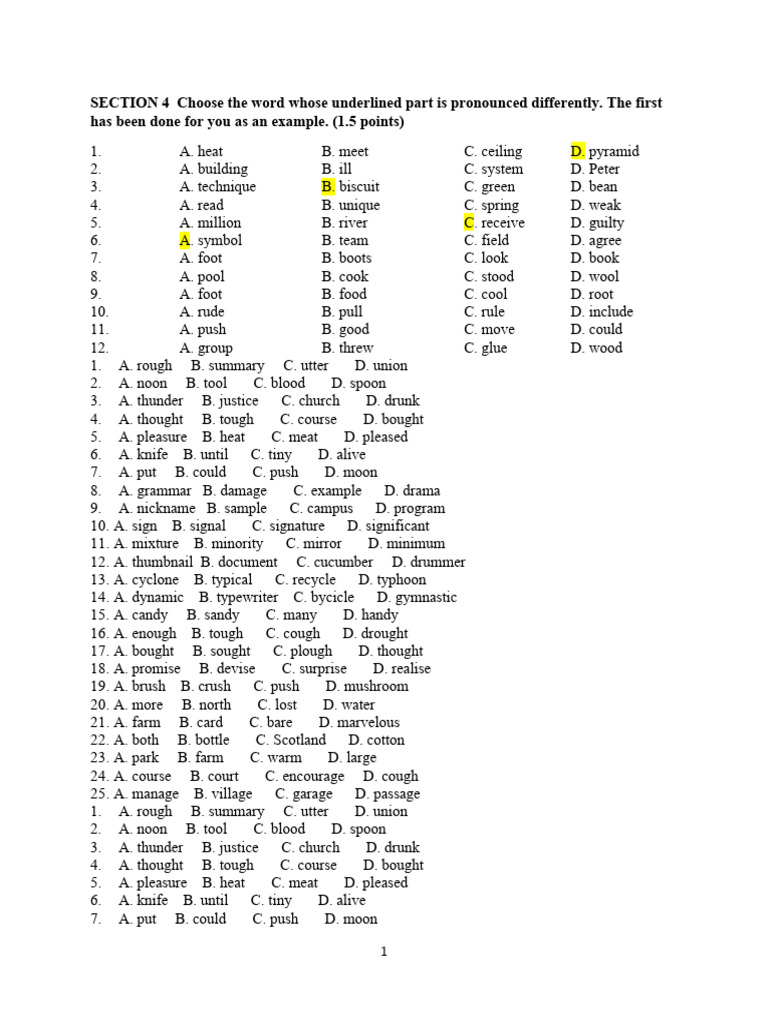 Phonetics and Pronunciation Practice | PDF