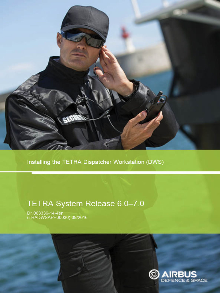 TETRA System Release 6.0-7.0: Installing The TETRA Dispatcher ...