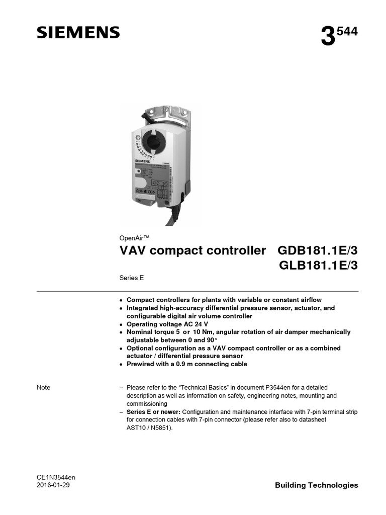 GLB181 1e 3 | Download Free PDF | Alternating Current | Actuator