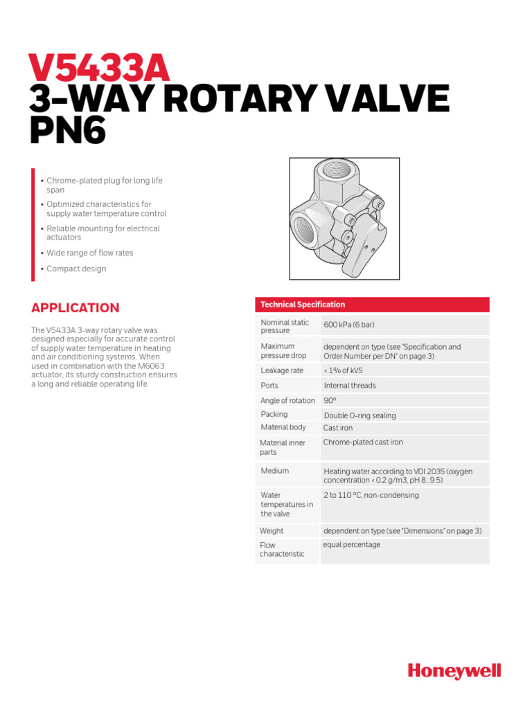 3-Way Valve | PDF | Valve | Actuator