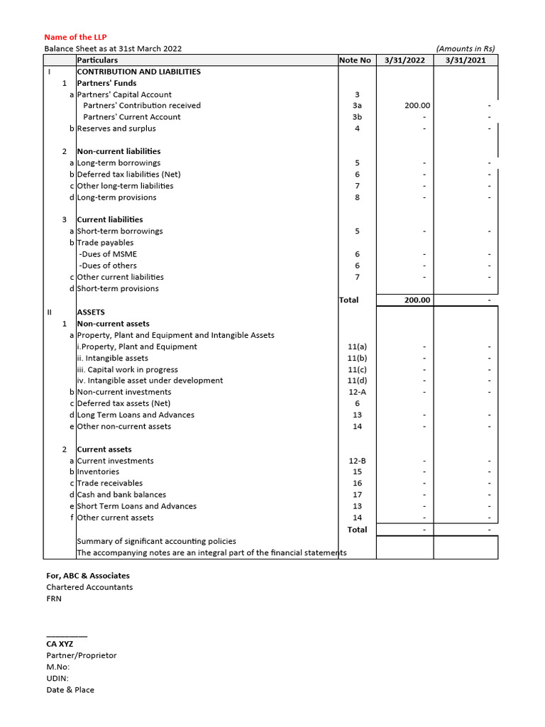 LLP BSPL | PDF | Investing | Loans
