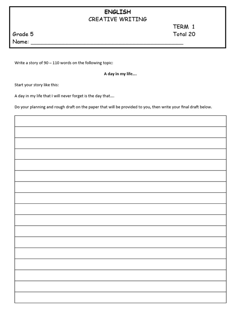 Writing 5 | PDF