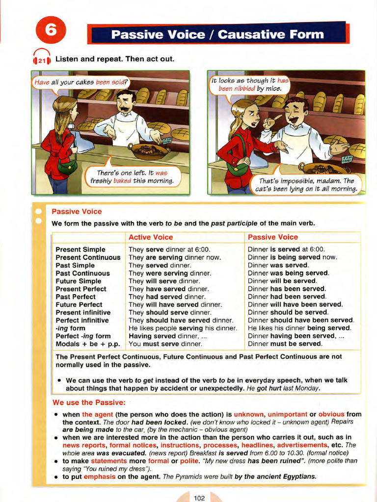 Passive Voice | PDF | Verb | Semantic Units