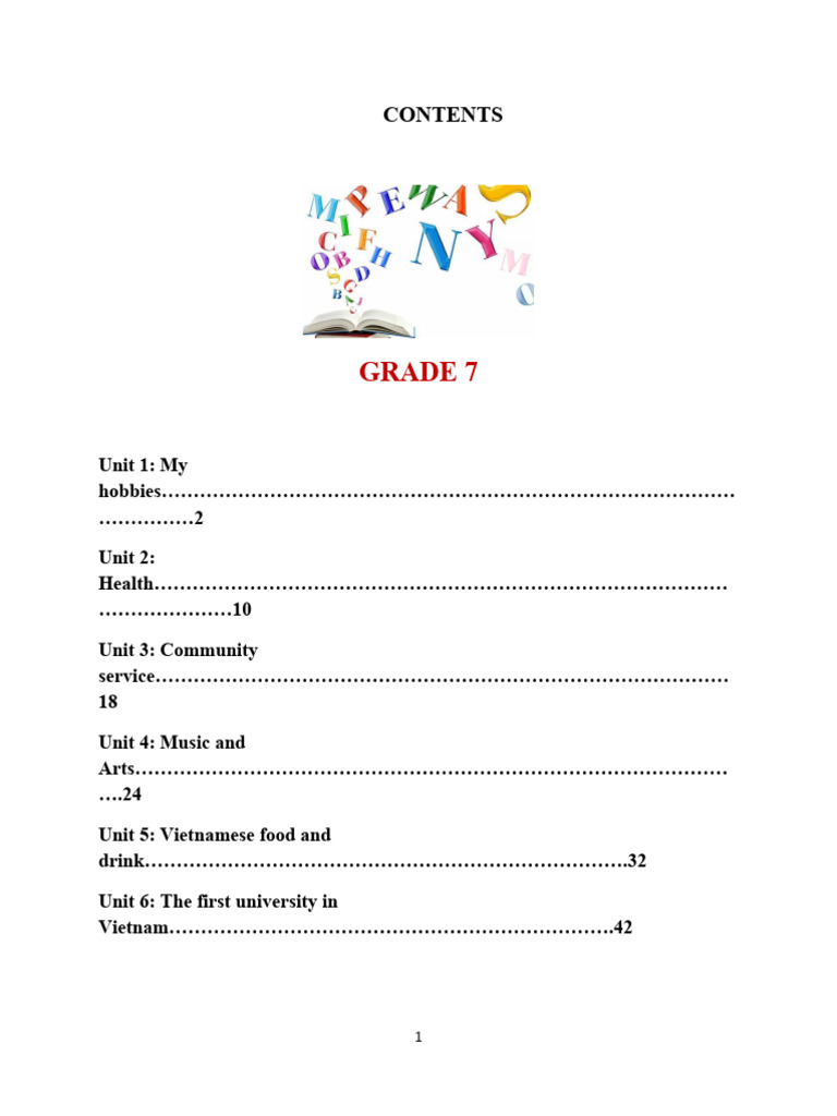 Vocab - Grade 7 | PDF | Drink | Hamburgers