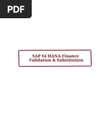 Validation and Substitution in SAP | PDF | Computer Science | Software Engineering