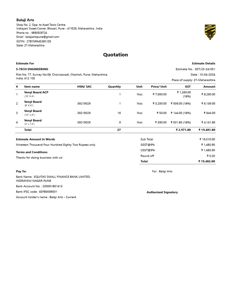 S-Tech Engineering | PDF | Rupee | Currency