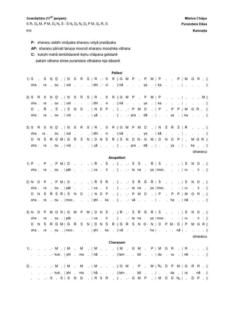 Sharanu Siddhi-Sowrashtra | PDF