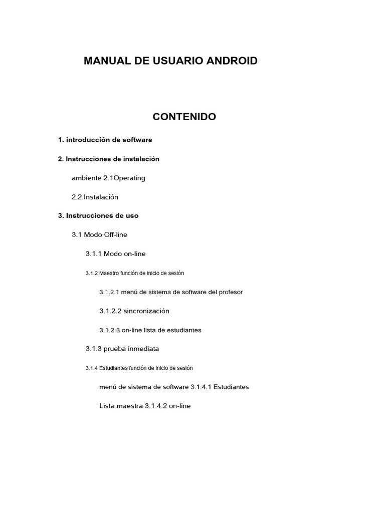 EClass Software User Manual Android App .En - Es | PDF | Android ...