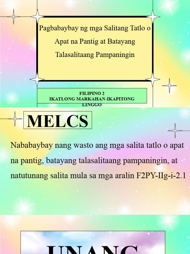 Filipino PPT q3w7 | PDF