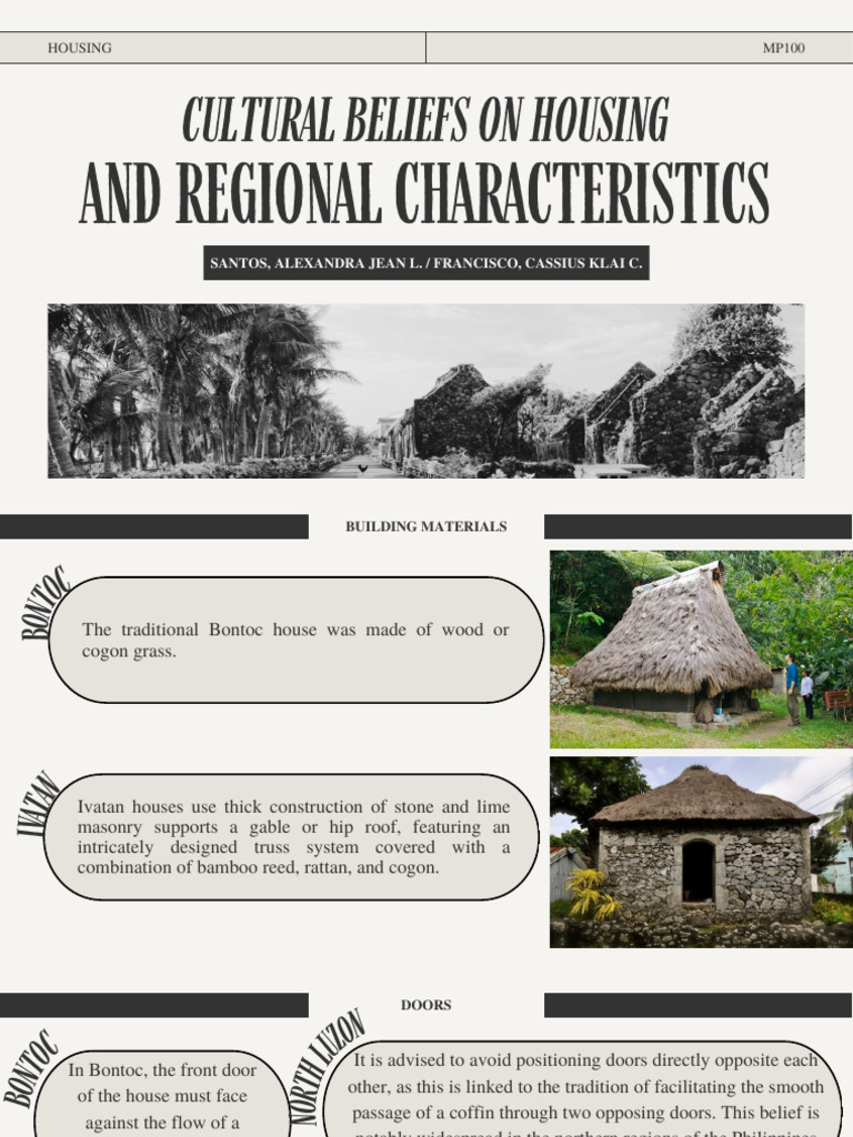 Bontoc House: Cultural Architecture Insights | PDF