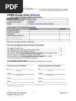 Engineering Change Notice Template | PDF