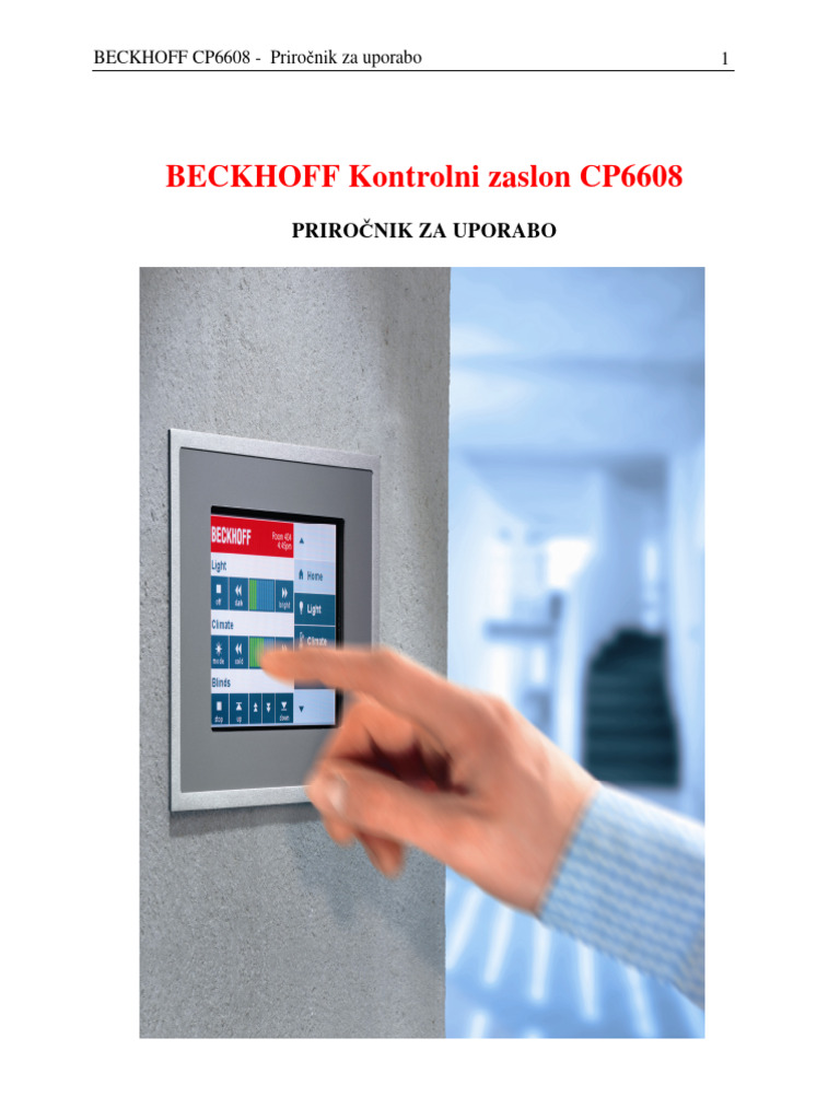 BECKHOFF CP6608 - v5 | PDF
