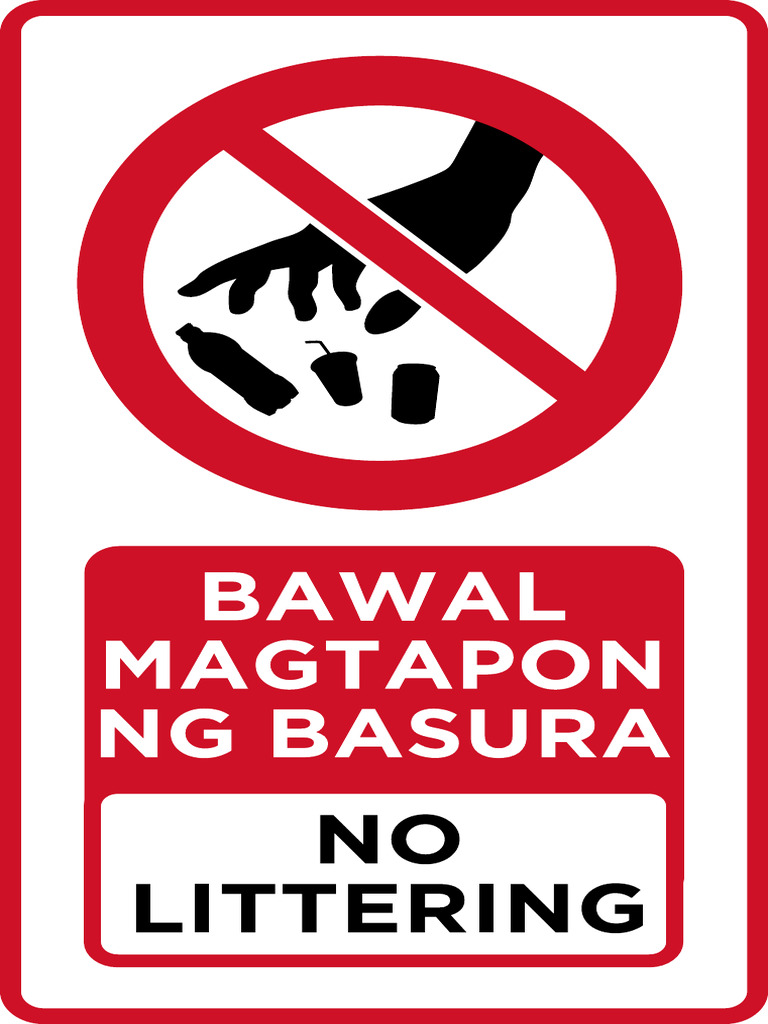 No Littering - Bawal Magtapon NG Basura | PDF