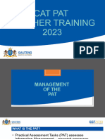 Mr Long's CAT PAT Progress Tracker | PDF