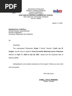 DepEd Form 6: Leave Application Guide | PDF | Sick Leave | Parental Leave