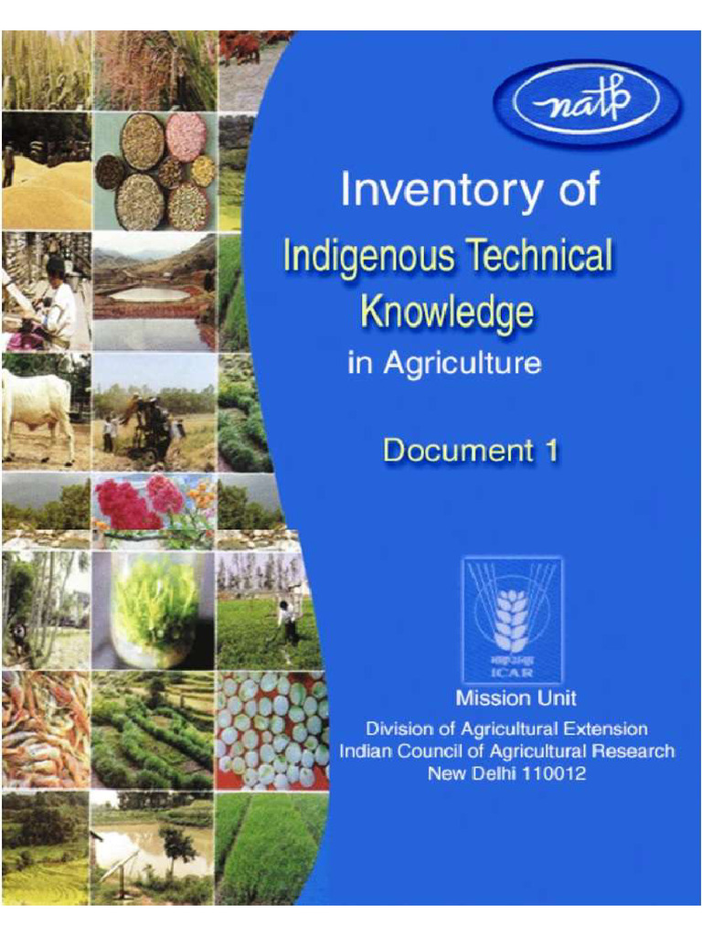 Inventory of Indigenous Technical Knowledge in Agriculture Document 1 ...